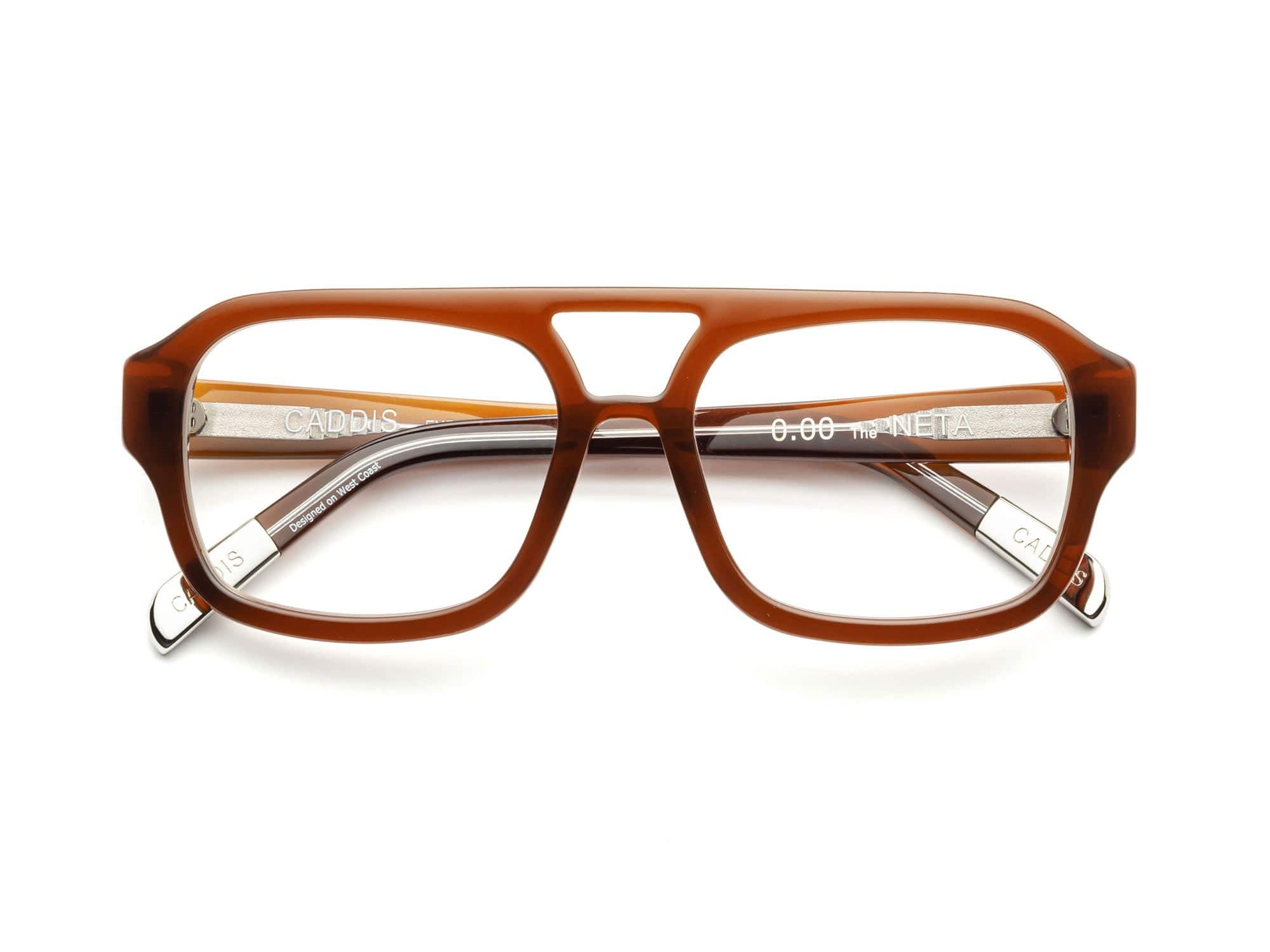 Neta Reading Glasses - Gopher and Vodka Brown | Caddis – Caddis